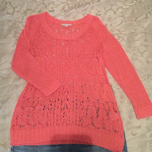New York & Company | Tops | Coral Colored Sweater | Poshmark